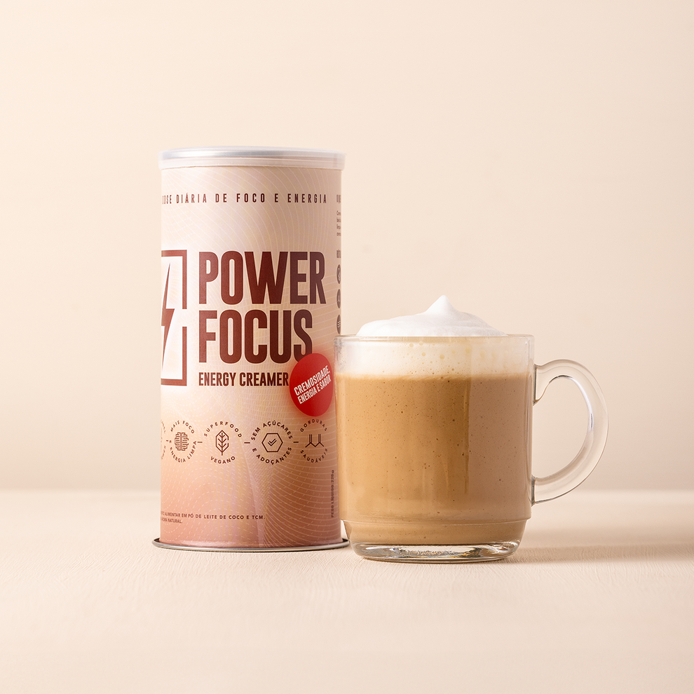 Power Focus Energy Creamer - cremosidade, sabor e energia limpa