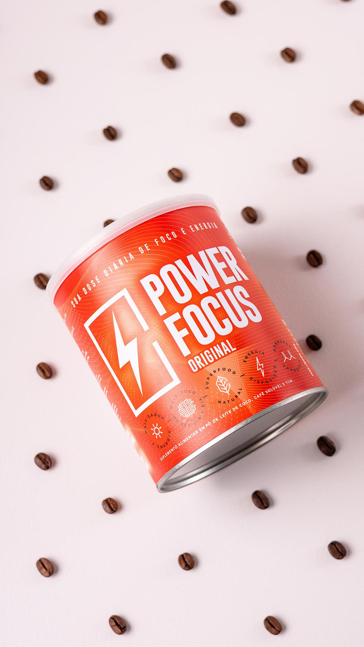 Power Focus - Energia limpa com TCM, sem aditivos, sem adoçantes